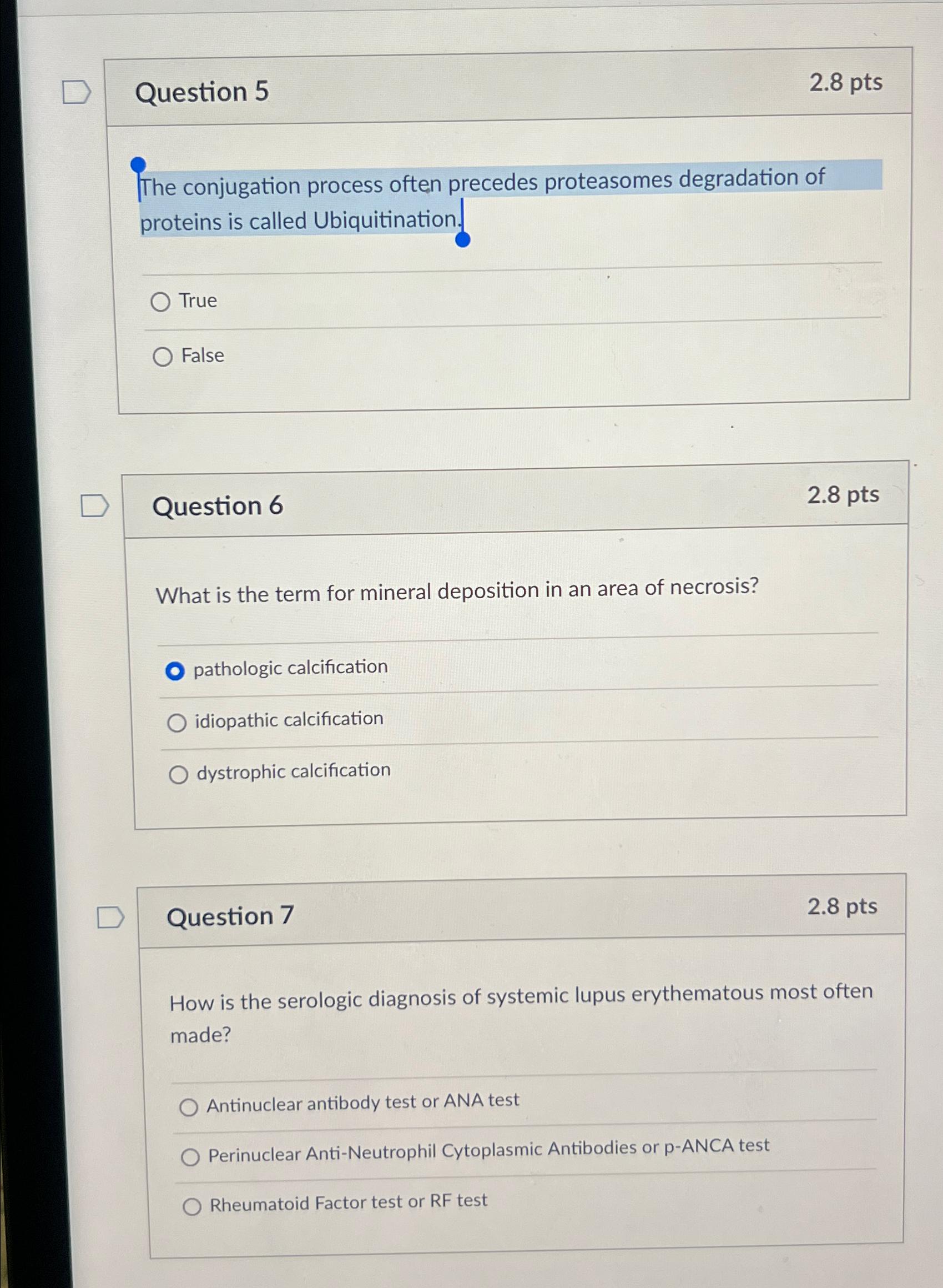 Solved Question 52.8ptsThe conjugation process often | Chegg.com