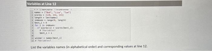 Solved Variables at Line 12 copyme ang22.py : (no symbol | Chegg.com