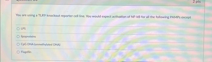 Solved You are using a TLR9 knockout reporter cell line. You | Chegg.com