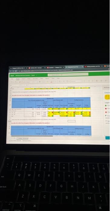 Solved 43 Use cells A2 to M12 from the given information to | Chegg.com