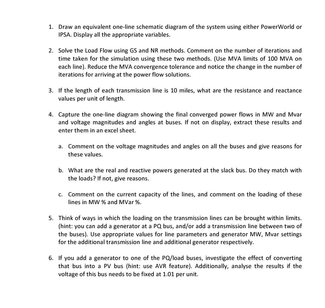 3 bus radial transmission system . Consider a | Chegg.com