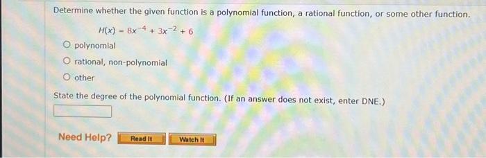 Solved Determine whether the equation defines y as a linear | Chegg.com