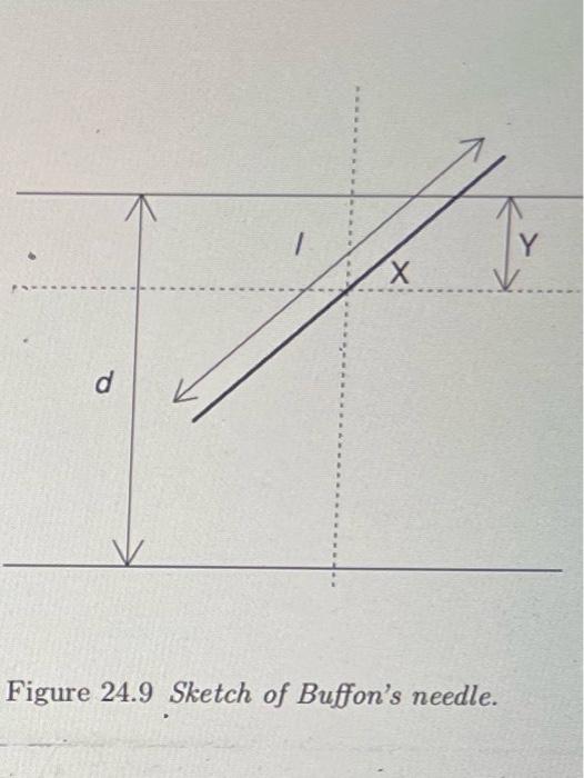Solved BUFFON'S NEEDLE AND CROSS 545 24.4 Buffon's needle | Chegg.com