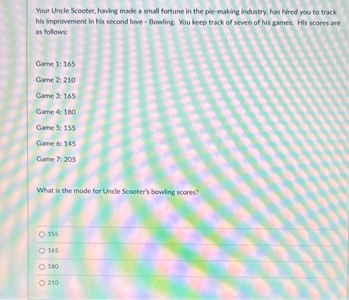 Solved Your Uncle Scooter, having made a small fortune in | Chegg.com