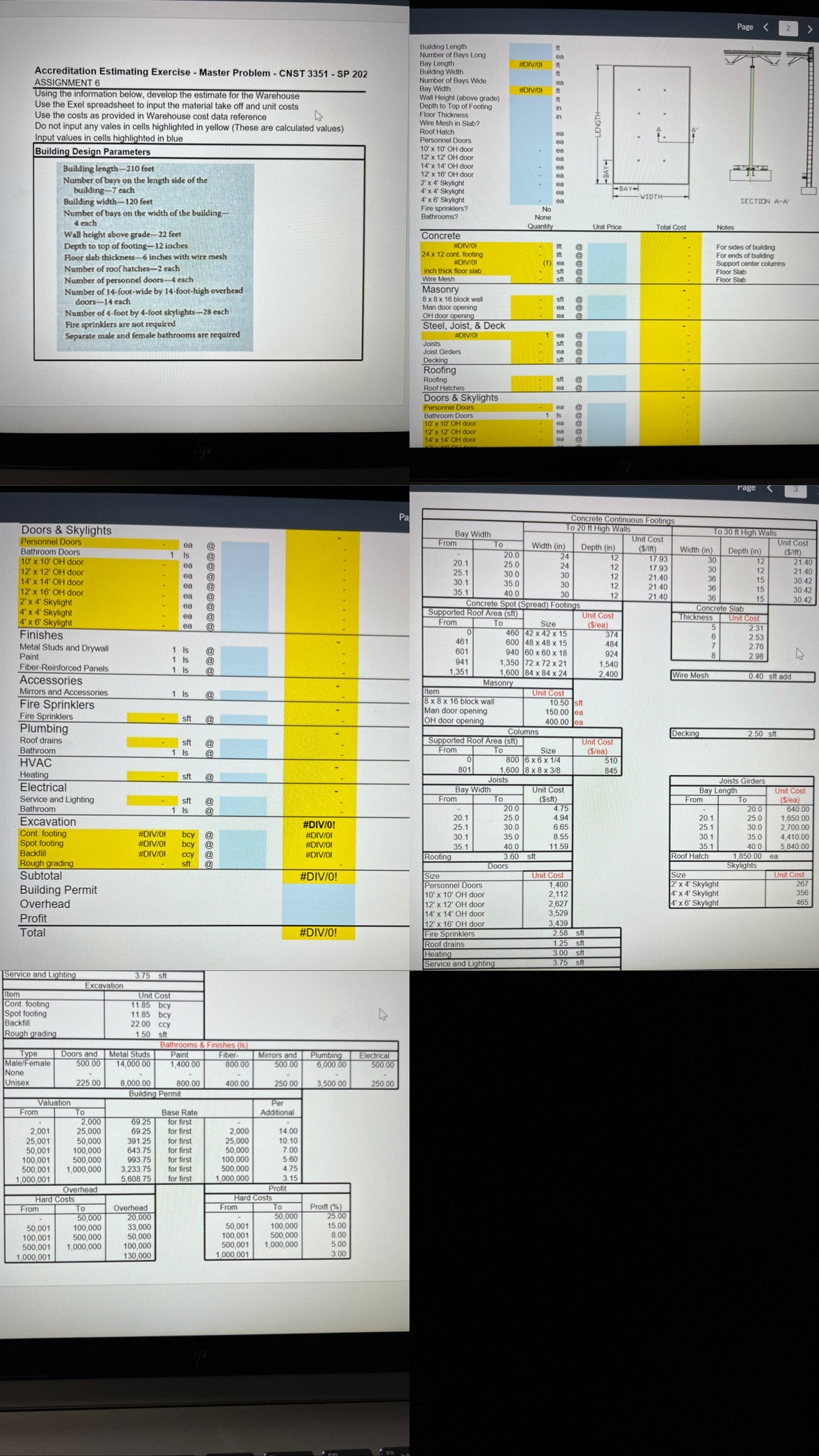 pls find the right answers on the estimating | Chegg.com