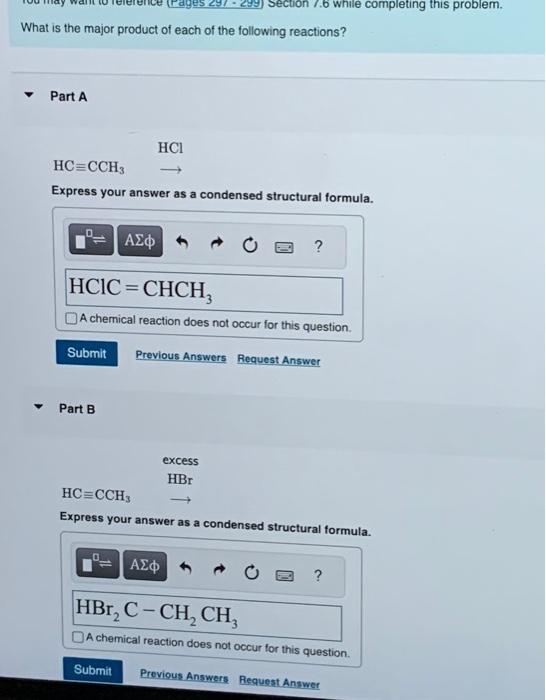 Solved What is the Major product of thr following reactions | Chegg.com