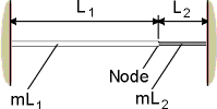 Solved Two strings have different lengths (L1 = 3.76m and L2 | Chegg.com