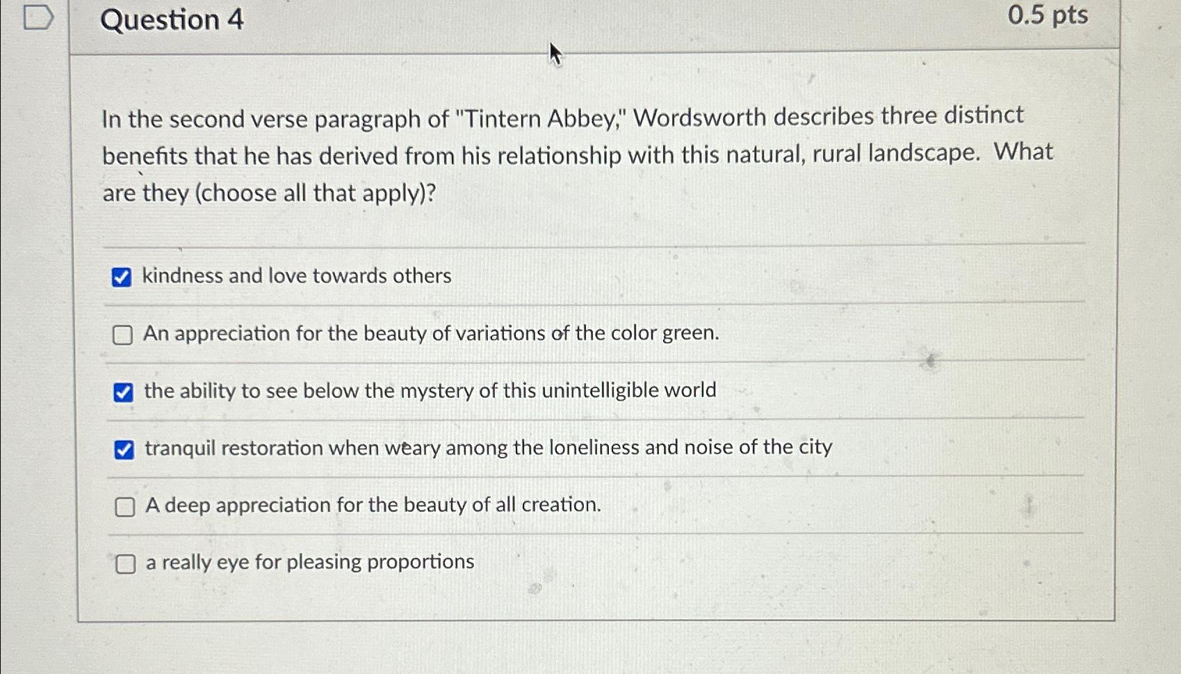 Solved Question 40.5ptsIn the second verse paragraph of | Chegg.com