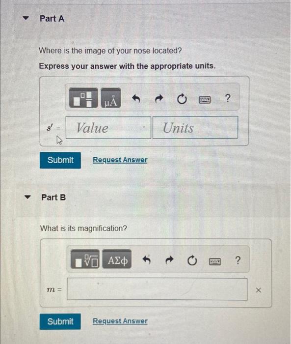 Solved Examining your image in a convex mirror whose radius | Chegg.com