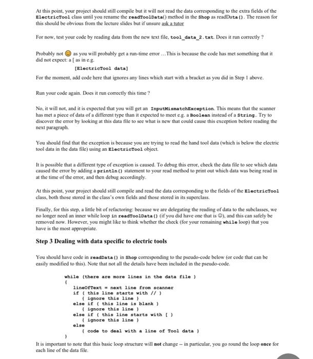 Overview The project is to develop an application | Chegg.com