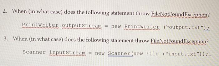 Solved 2. When (in what case) does the following statement | Chegg.com