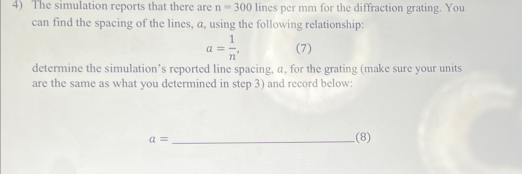 Solved The simulation reports that there are n=300 ﻿lines | Chegg.com