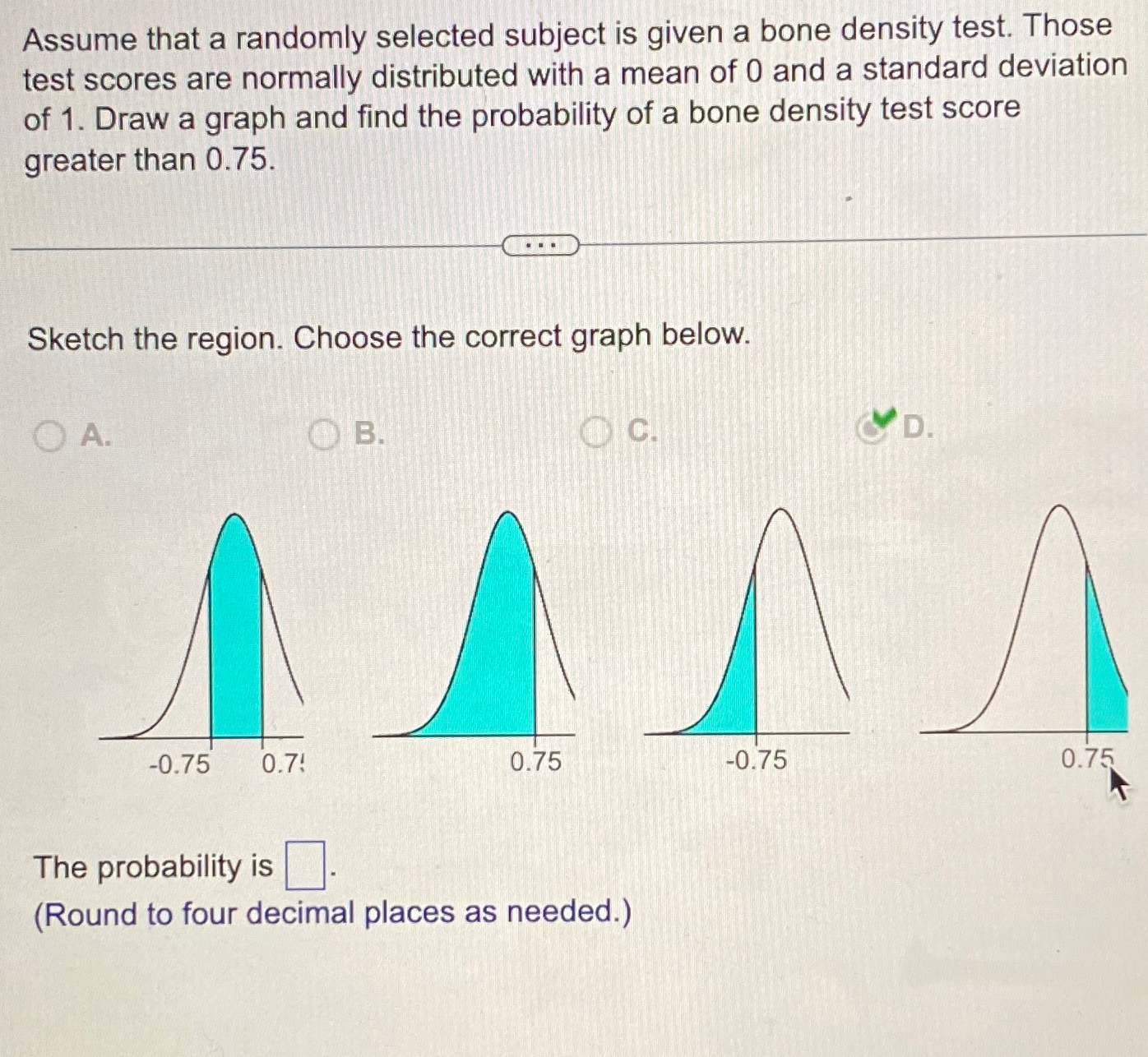 Solved Assume that a randomly selected subject is given a | Chegg.com