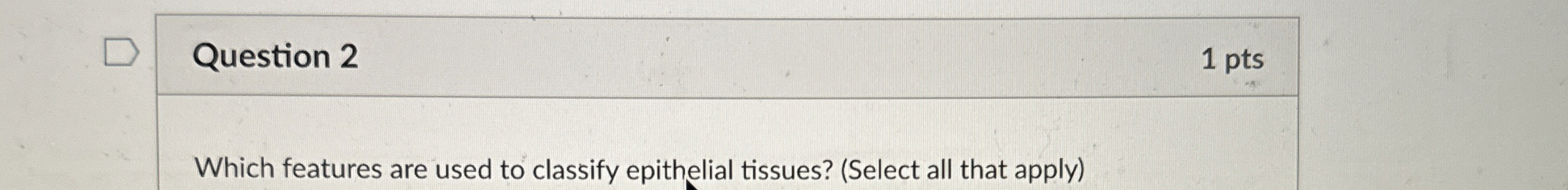 Solved Question 21 ﻿ptsWhich features are used to classify | Chegg.com
