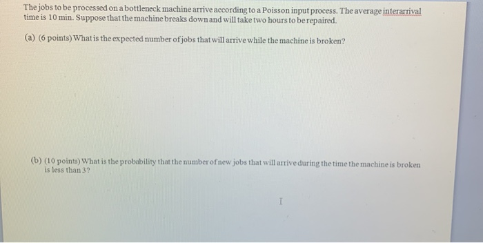Solved The jobs to be processed on a bottleneck machine | Chegg.com