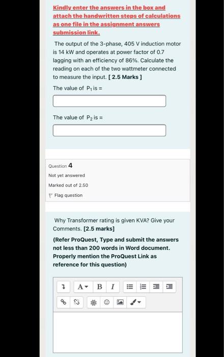 Solved Kindly enter the answers in the box and attach the | Chegg.com