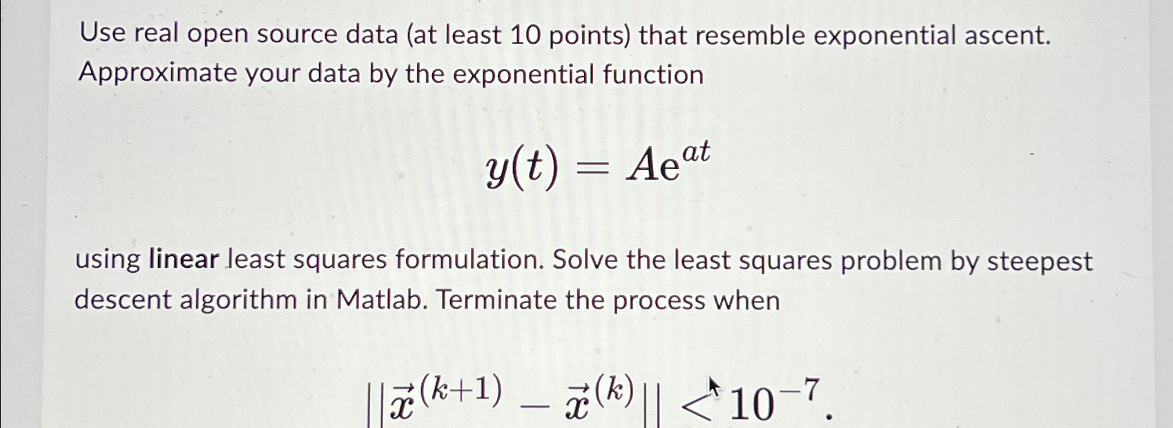 Solved Use real open source data (at least 10 points) that | Chegg.com