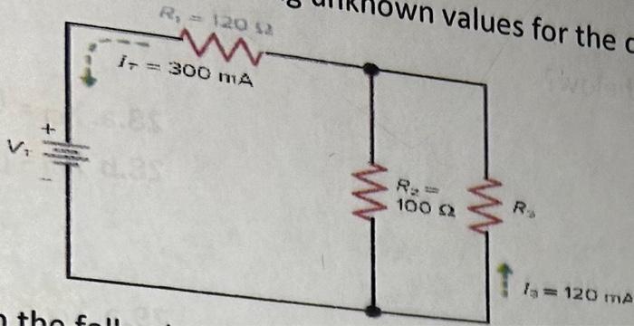 Solved Find I2, R3, V3, And RT | Chegg.com