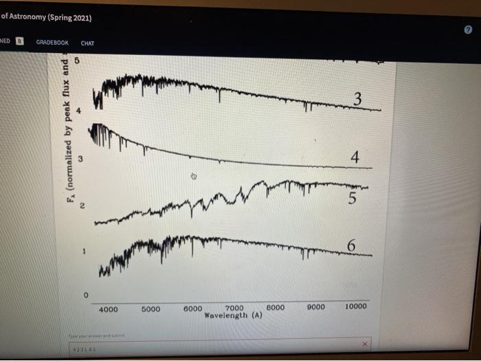 Solved D 8 GRADEBOOK CHAT Spectral Types 3 Homework | Chegg.com