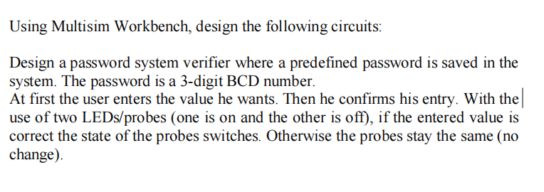 Solved please give me the solition in n1 ﻿multisim for this | Chegg.com