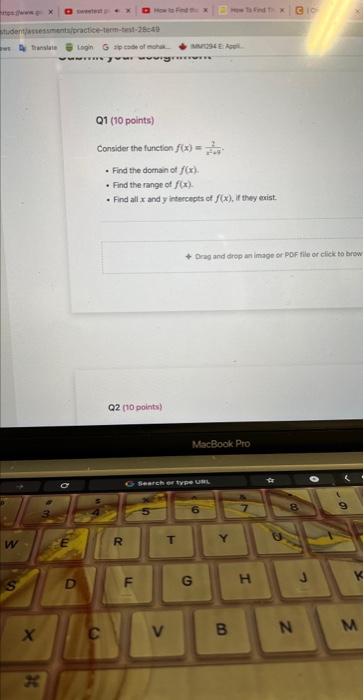 Solved Q2. Calculate the limit: limx→1x2−1x3−1Q1 (10 points) | Chegg.com