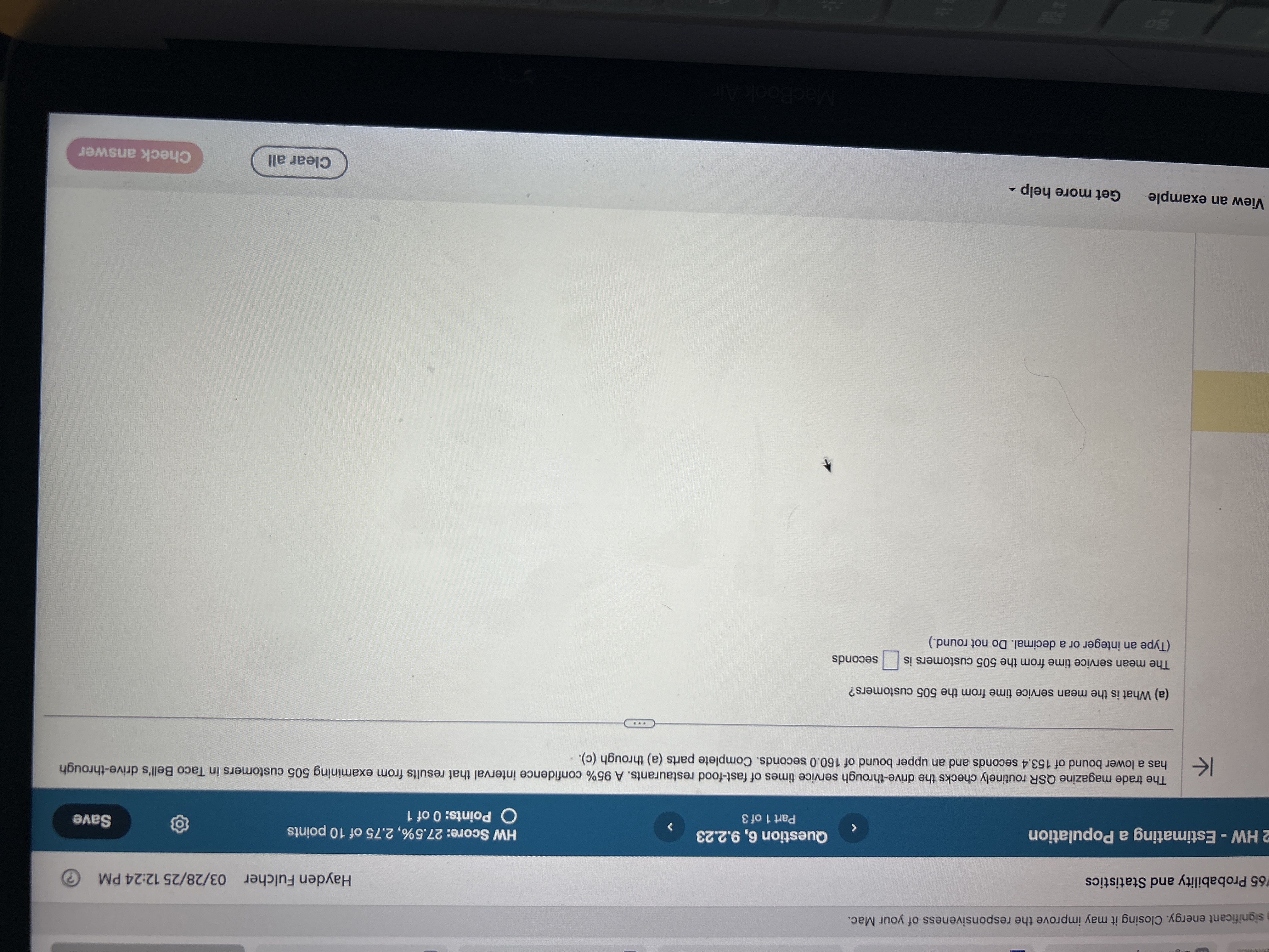 Solved The trade magazine QSR routinely checks the | Chegg.com