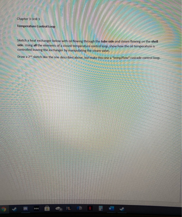 Solved Chapter 3 Drill 3 Temperature Control Loop Sketch a | Chegg.com