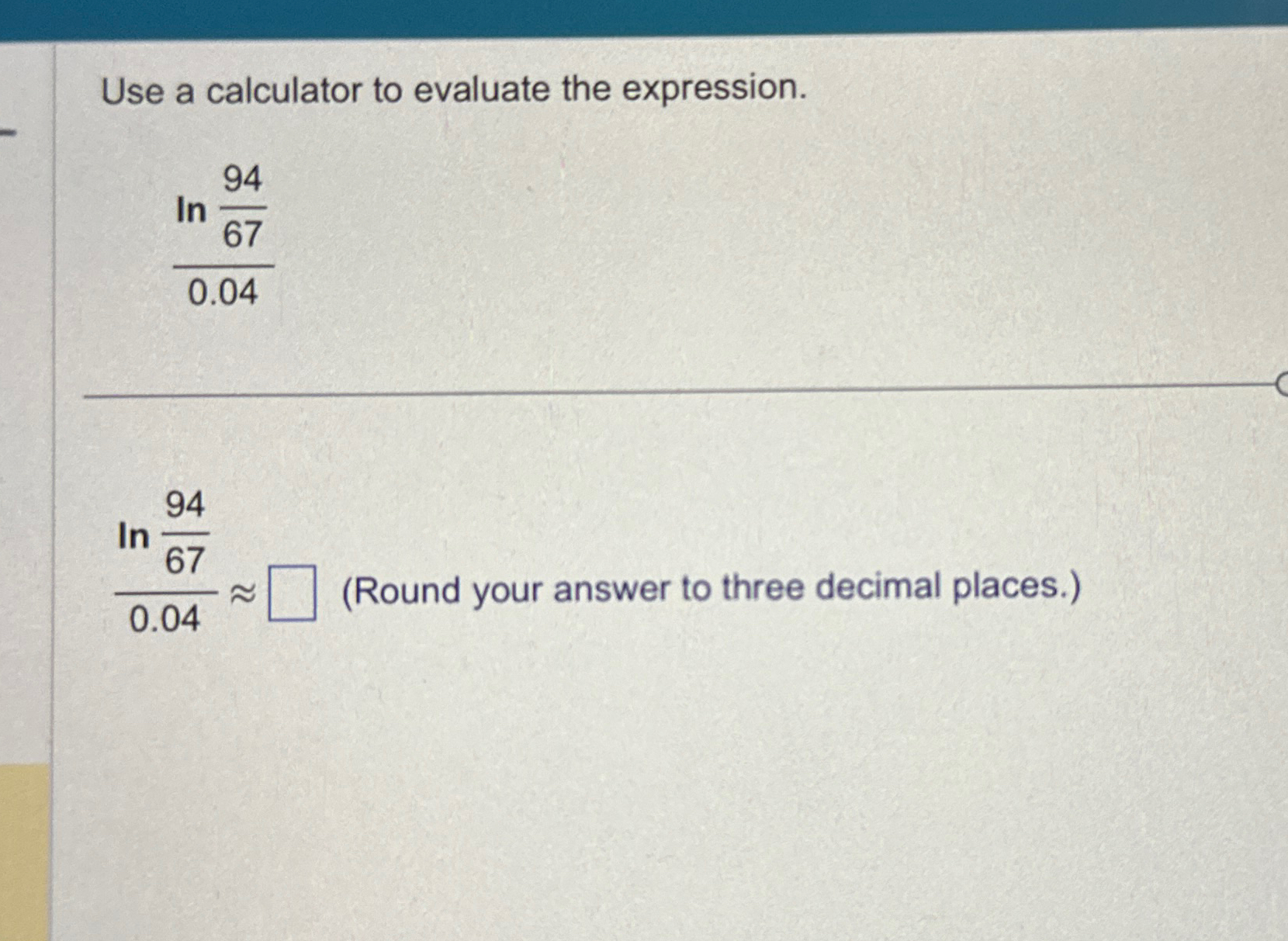 Solved Use a calculator to evaluate the | Chegg.com