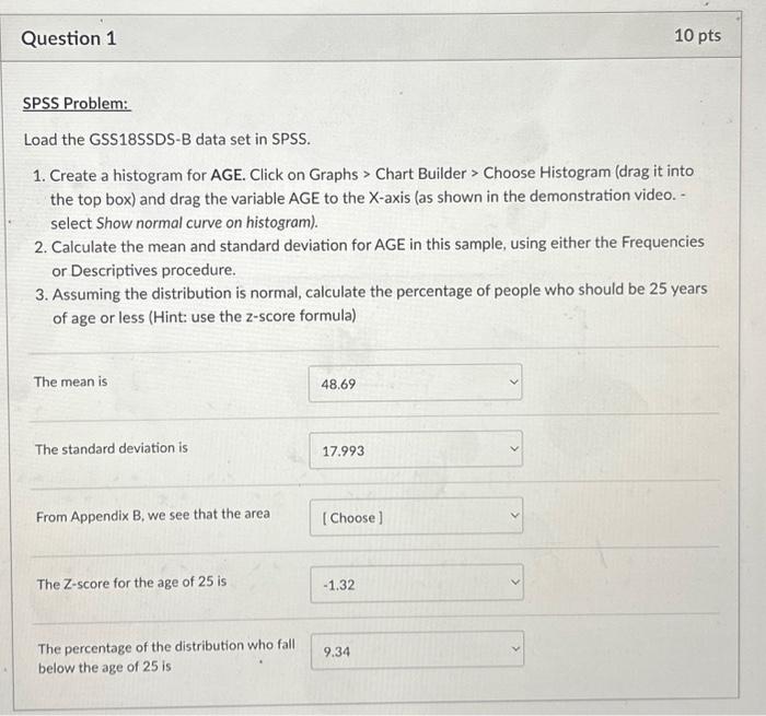 Solved SPSS Problem: Load the GSS18SSDS-B data set in SPSS. | Chegg.com