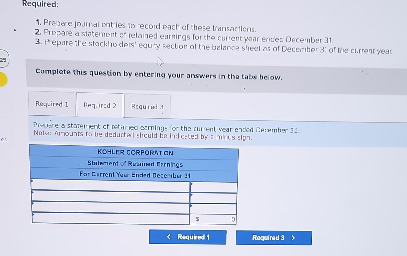 Solved Kohler Corporation reports the following components | Chegg.com