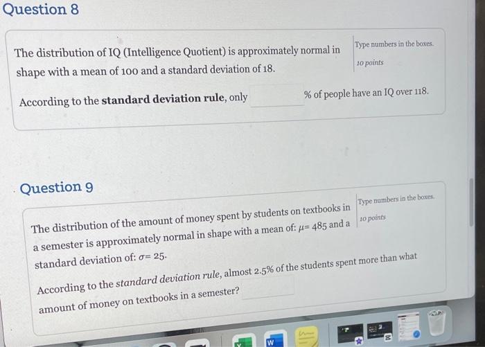 Solved The distribution of IQ (Intelligence Quotient) is | Chegg.com