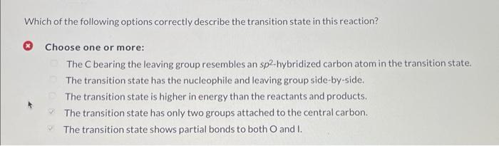 Solved Which of the following options correctly describe the | Chegg.com