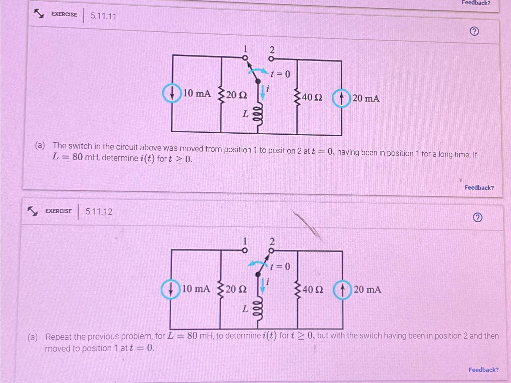Solved EXERCISE5.11 .12(?)(a) ﻿Repeat the previous prokig | Chegg.com