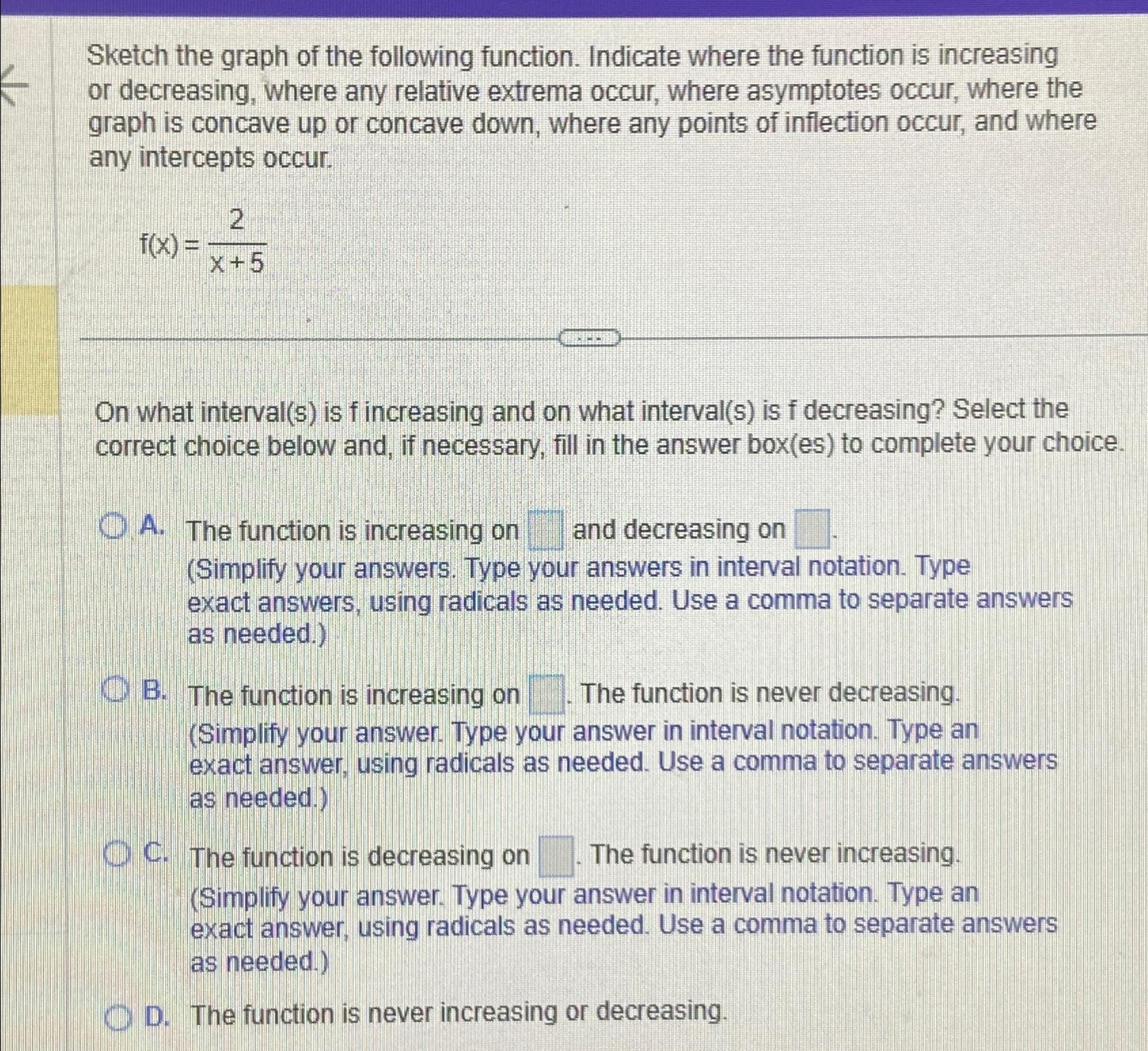 Solved Sketch the graph of the following function. Indicate | Chegg.com