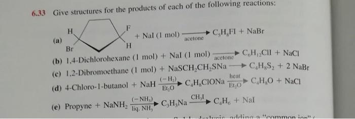 Solved 3 Give structures for the products of each of the | Chegg.com