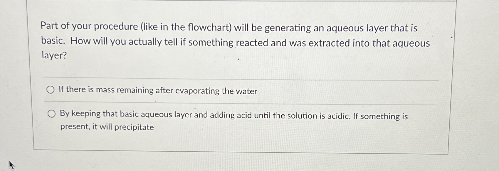 Solved Part of your procedure (like in the flowchart) ﻿will | Chegg.com
