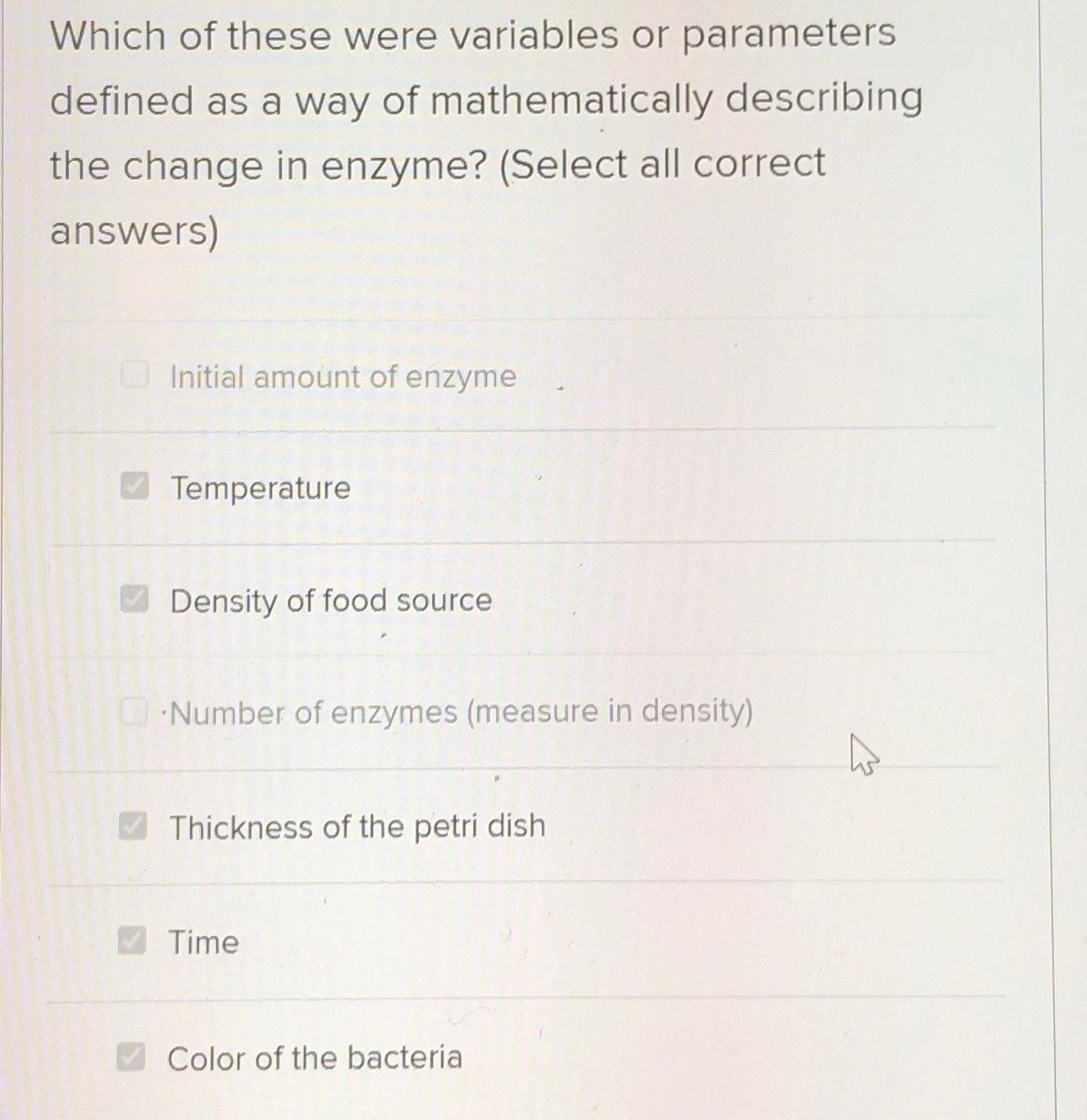 Solved Which of these were variables or parameters defined | Chegg.com