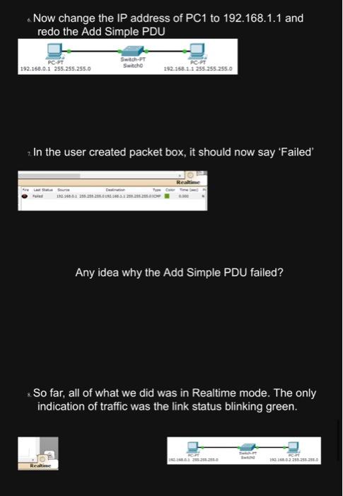 Solved Sending Simple PDU's - Once a topology has been | Chegg.com