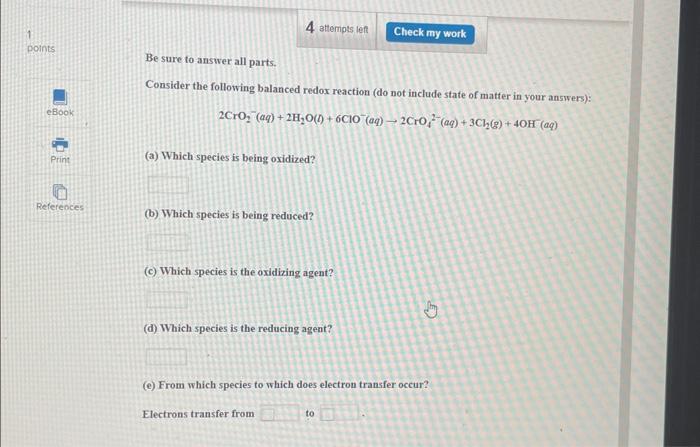 Solved Book Print erences Be sure to answer all parts. | Chegg.com
