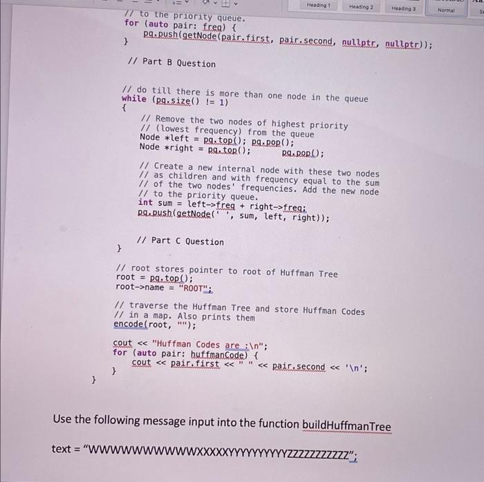 Solved States) Project Coding: Huffman Encoding Use the | Chegg.com