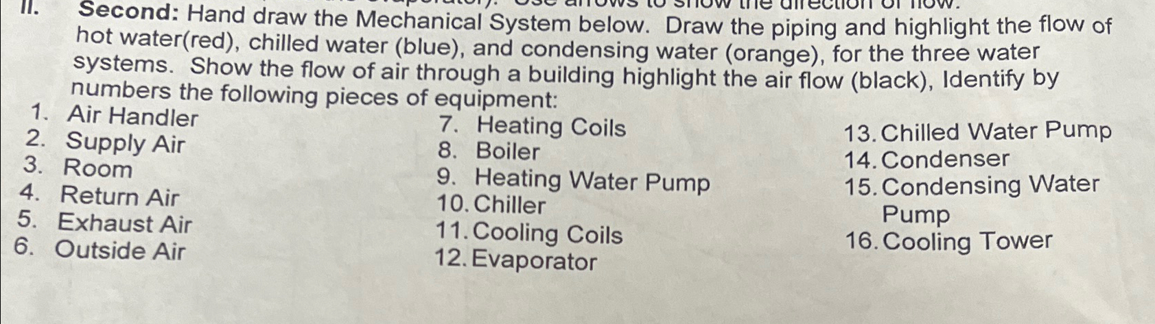 Solved Second: Hand draw the Mechanical System below. Draw | Chegg.com