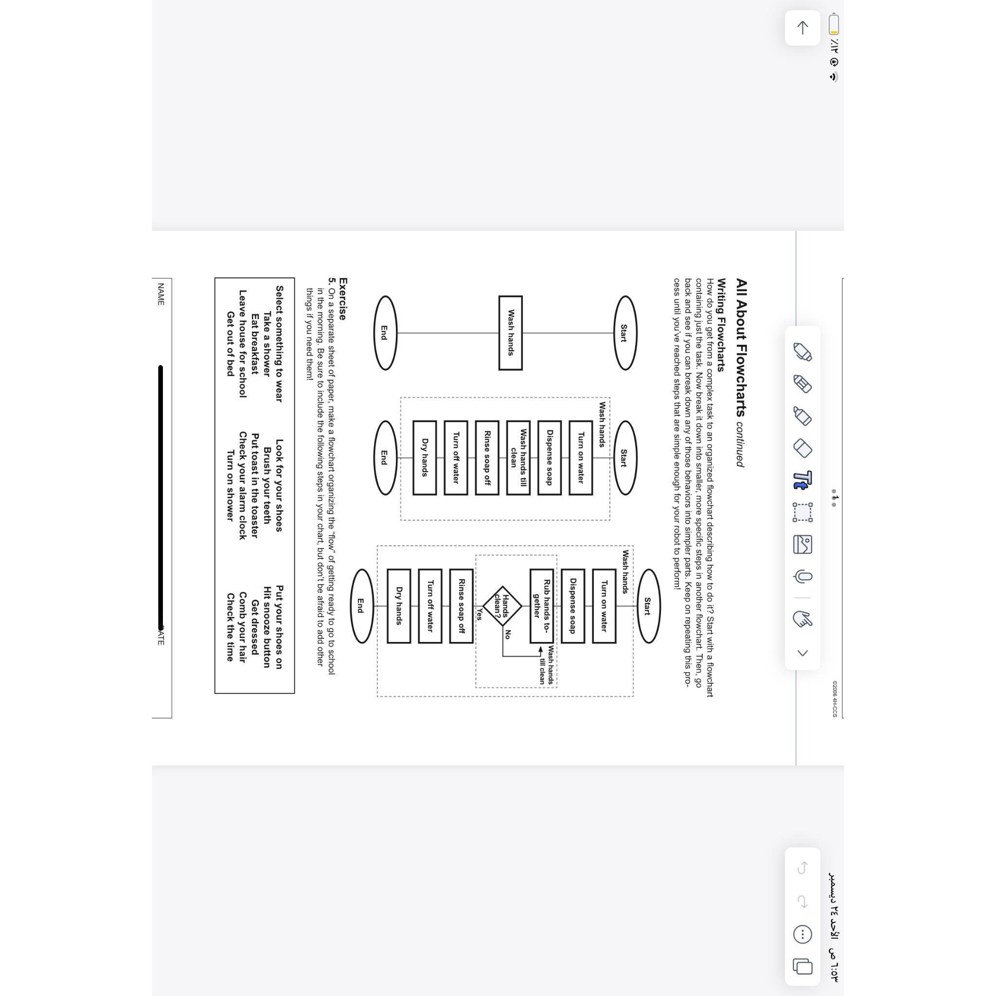 Solved % % o.All About Flowcharts continuedWriting | Chegg.com