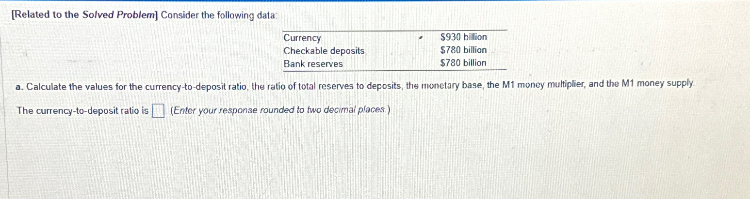 Solved [Related to the Solved Problem] ﻿Consider the | Chegg.com