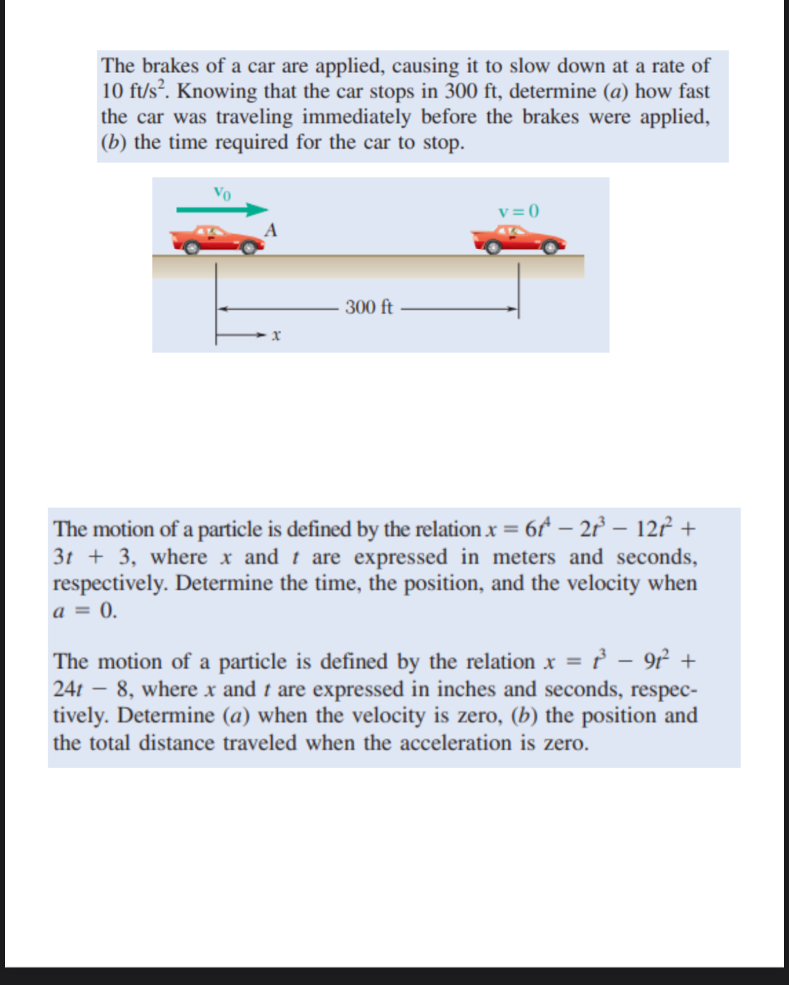 Solved The brakes of a car are applied, causing it to slow | Chegg.com