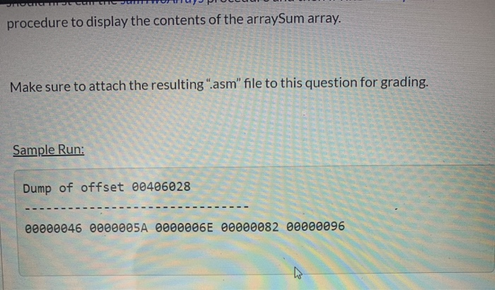 Problem 3 - Summing Integer Arrays Given the | Chegg.com