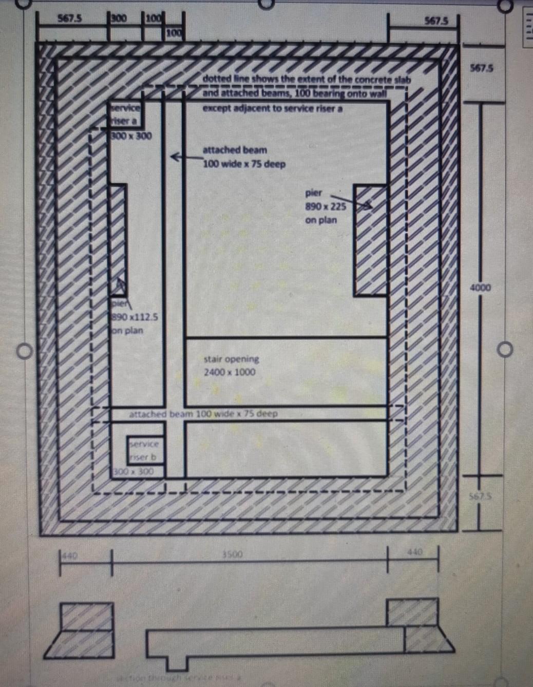 Question 1 Take off all the superstructure masonry | Chegg.com