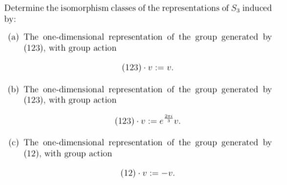 Solved Determine the isomorphism classes of the | Chegg.com