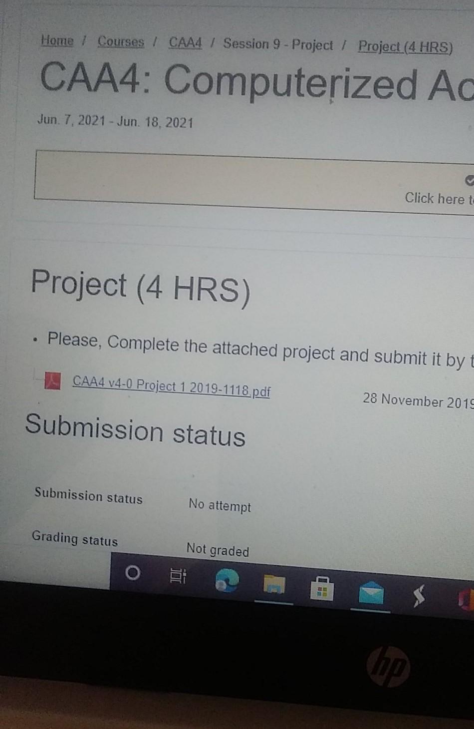 Home Courses ! CAA4 / Session 9 - Project / Project | Chegg.com