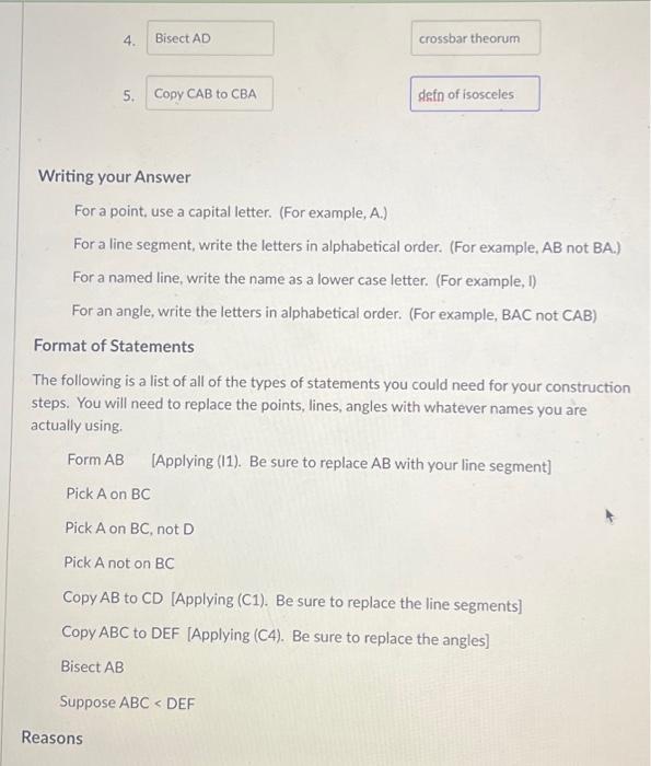 Solved Given a Hilbert Plane, construct an isosceles | Chegg.com
