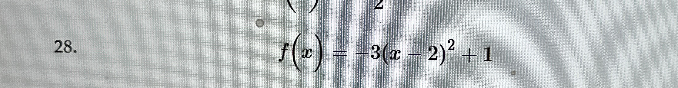 Solved Graph each Quadratic function. Give the (a) ﻿vertex, | Chegg.com